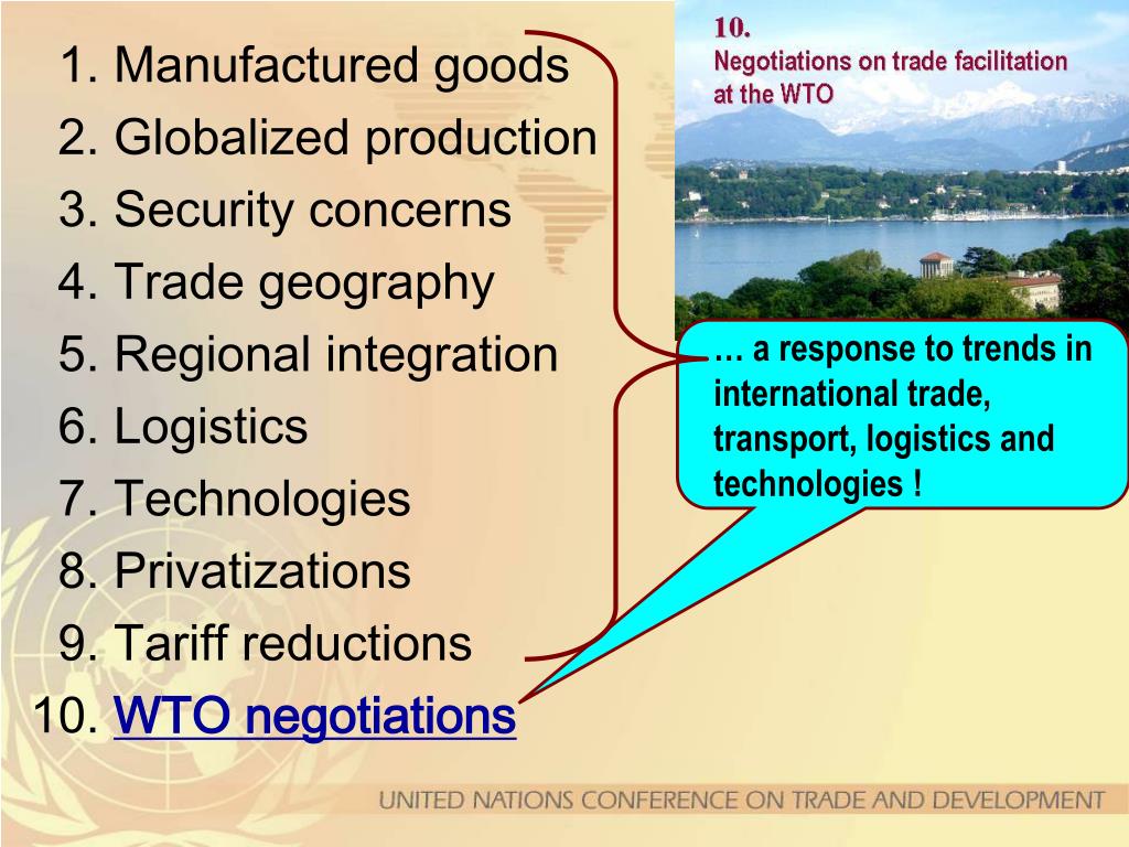 PPT - Negotiations on trade facilitation at the World Trade ...