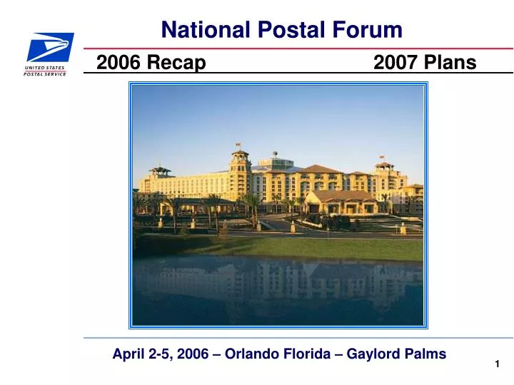 PPT - National Postal Forum PowerPoint Presentation, free download - ID ...