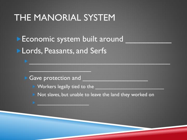 PPT - The Feudal and Manorial Systems PowerPoint Presentation - ID:2694667