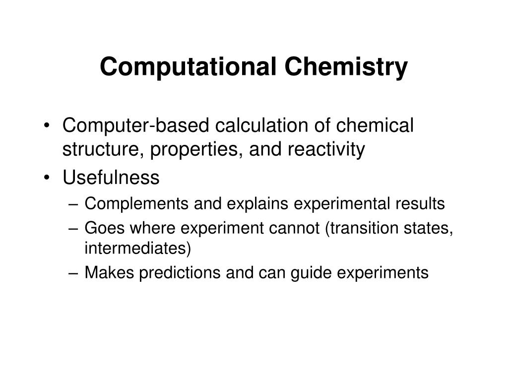 PPT - Computational Chemistry, WebMO, and Energy Calculations ... PPT - Computational Chemistry, WebMO, and Energy Calculations ...