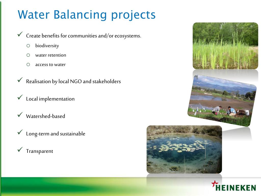 PPT - Heineken’s water strategy Global strategy – local solutions ...