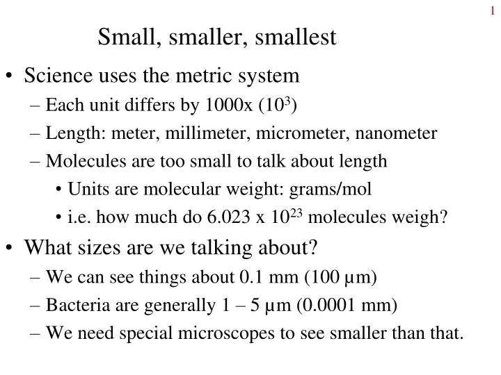PPT - Small, smaller, smallest PowerPoint Presentation, free download ... PPT - Small, smaller, smallest PowerPoint Presentation, free download ...