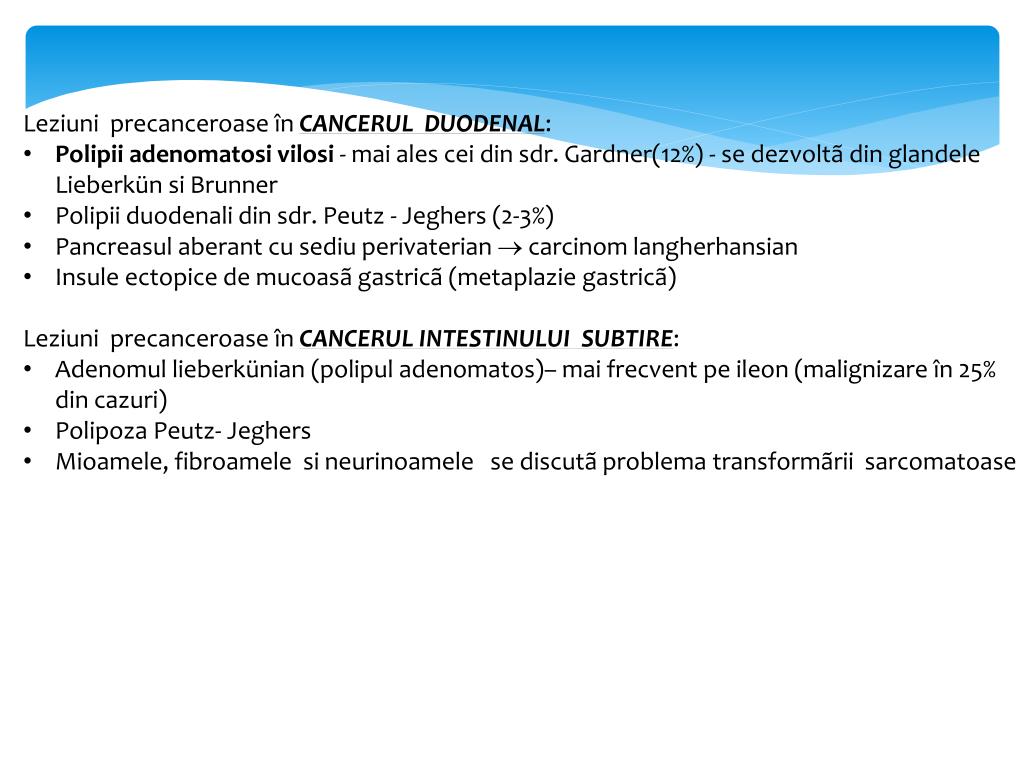 PPT - Leziuni precanceroase în CANCERUL ESOFAGIAN Leziuni cu risc ...