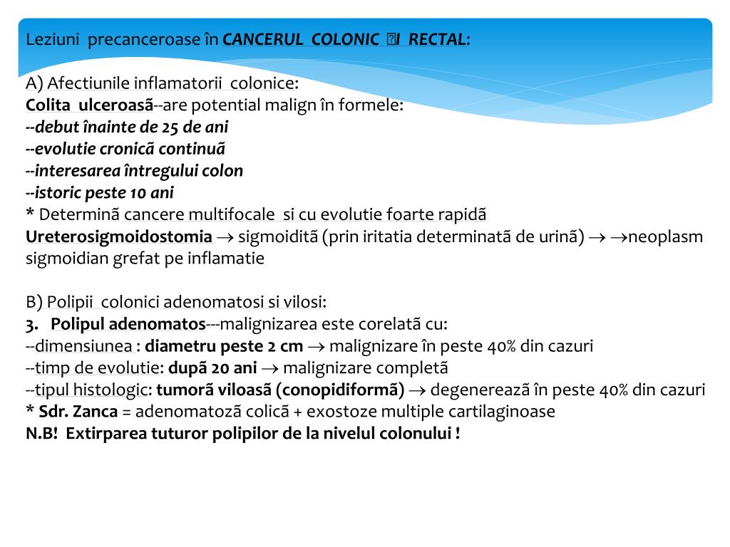 PPT - Leziuni precanceroase în CANCERUL ESOFAGIAN Leziuni cu risc ...