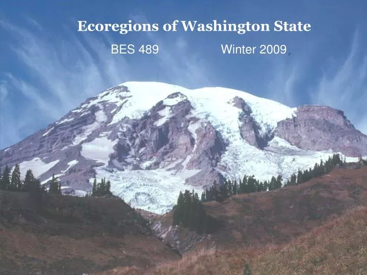 PPT - Ecoregions of Washington State PowerPoint Presentation, free ...