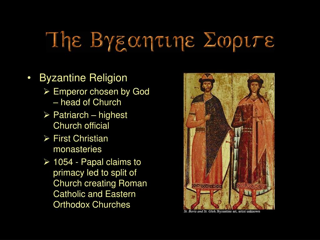 PPT - Origins Surviving eastern half of Roman Empire Byzantine rulers ...