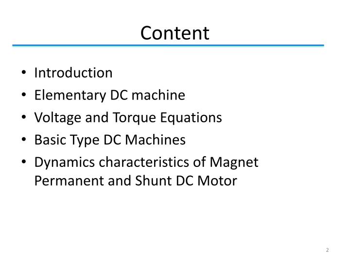 PPT - DC Machine PowerPoint Presentation - ID:2697714