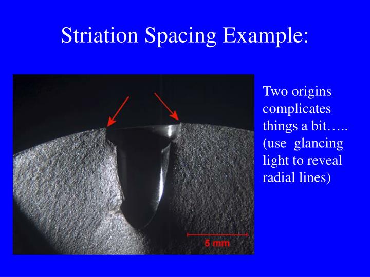 PPT - Fatigue Striation Spacing Measurement PowerPoint Presentation ...
