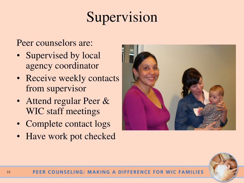 PPT - Peer Counseling: Making a Difference for WIC Families PowerPoint ...