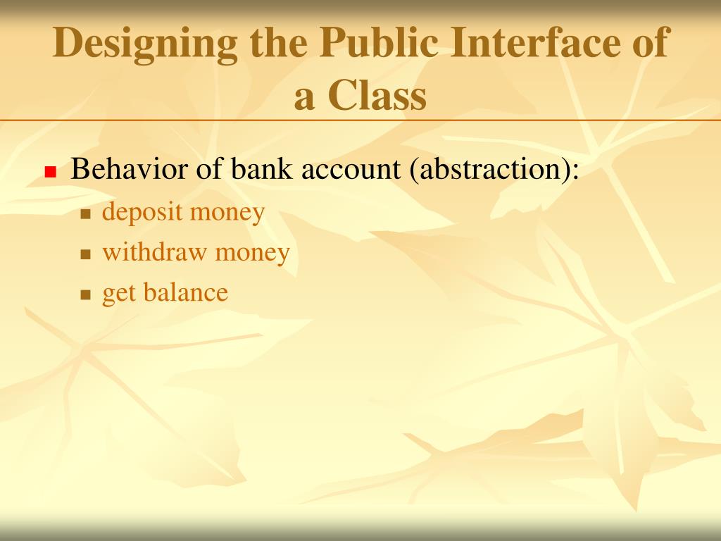 PPT - Chapter 3 Implementing Classes PowerPoint Presentation, free ...