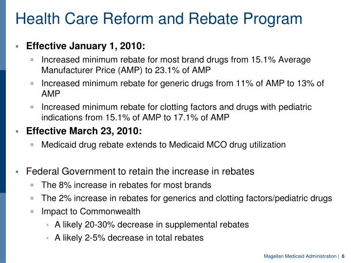 PPT - Medicaid Drug Rebate Program PowerPoint Presentation - ID:2699455