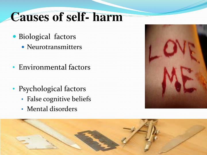 PPT - Understanding Self-Harm PowerPoint Presentation - ID:2699585