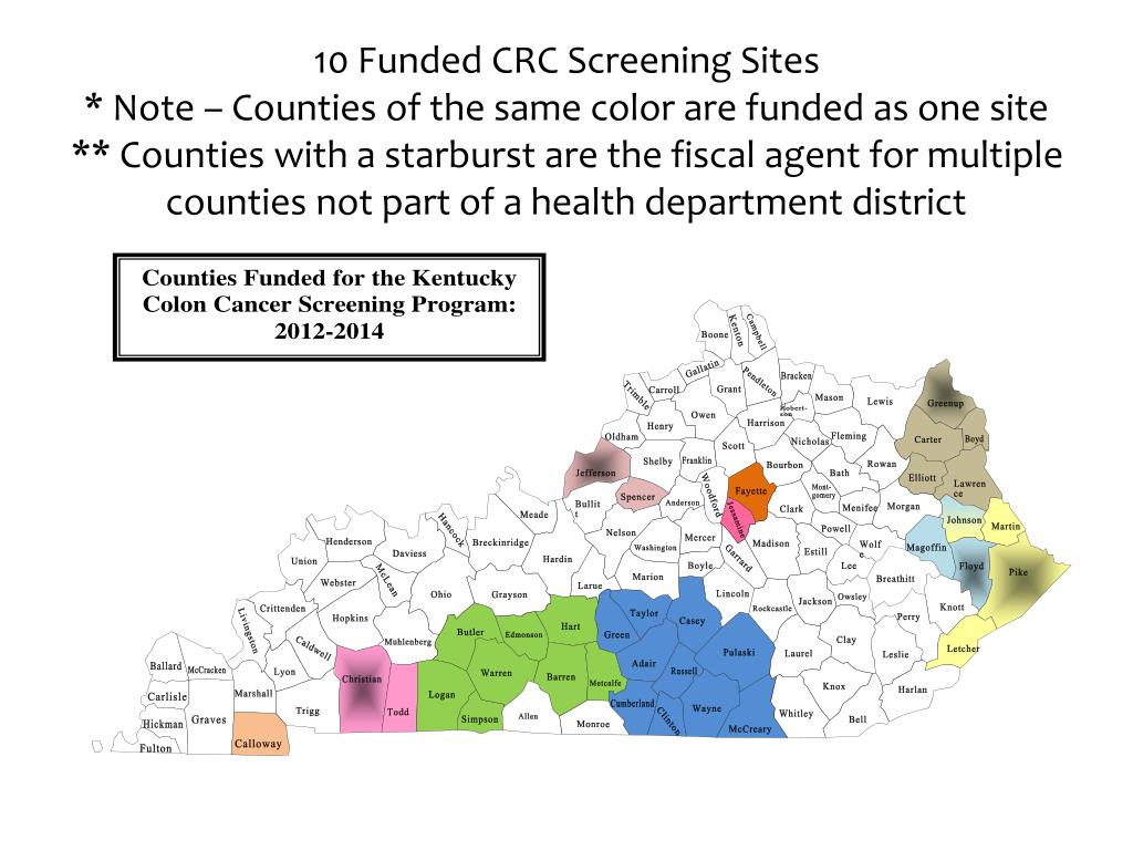 PPT - Kentucky Colon Cancer Screening Program (KRS 215.540-215.544 ...