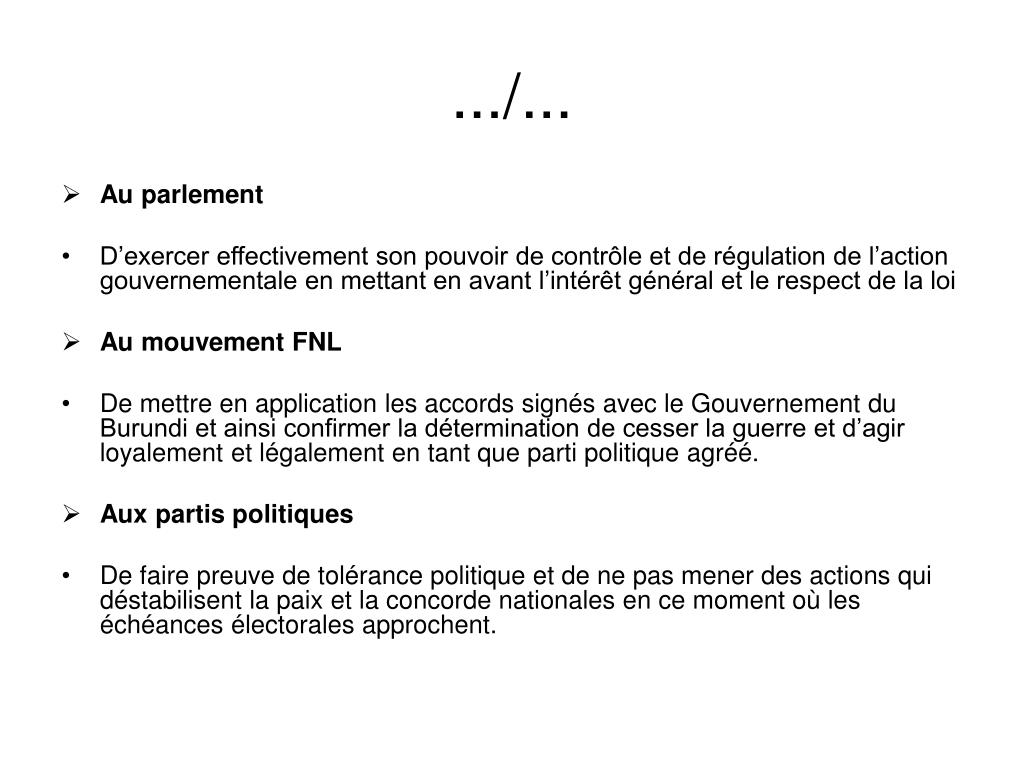 PPT - LIGUE BURUNDAISE DES DROITS DE L’HOMME « ITEKA » PowerPoint ...