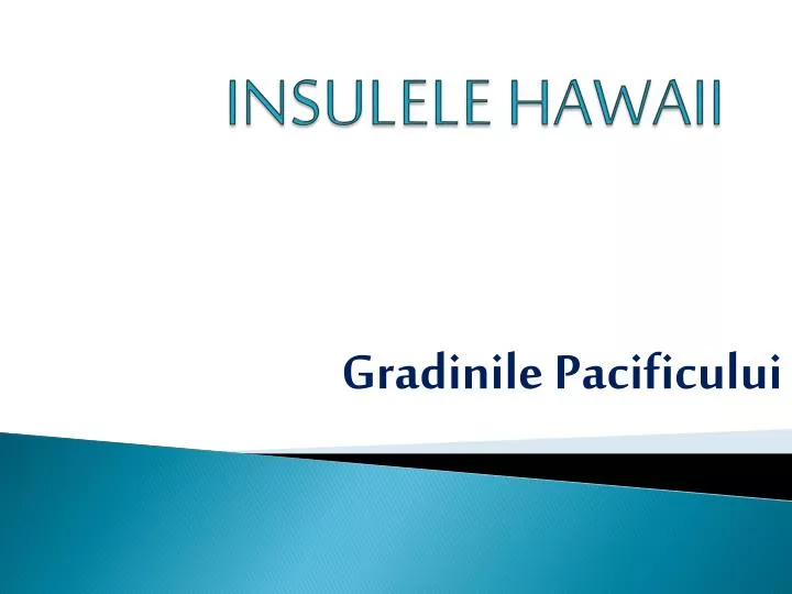 PPT - INSULELE HAWAII PowerPoint Presentation, free download - ID:2700224