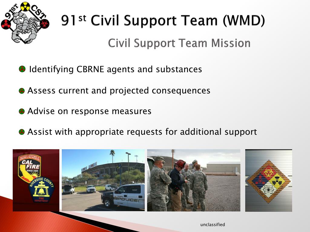 PPT - 91 st Civil Support Team ( Weapons of Mass Destruction ...