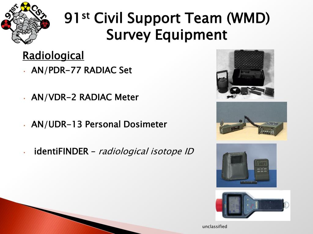 PPT - 91 st Civil Support Team ( Weapons of Mass Destruction ...