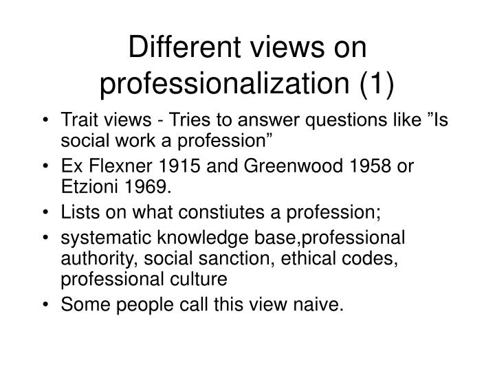 PPT - Professionalization in social work PowerPoint Presentation - ID ...