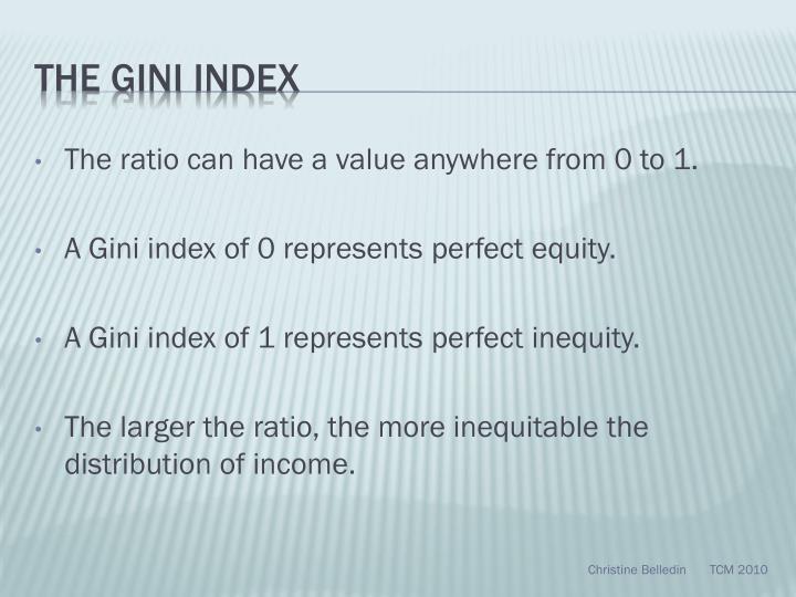PPT - The Gini Index: Using calculus to measure inequity PowerPoint ...