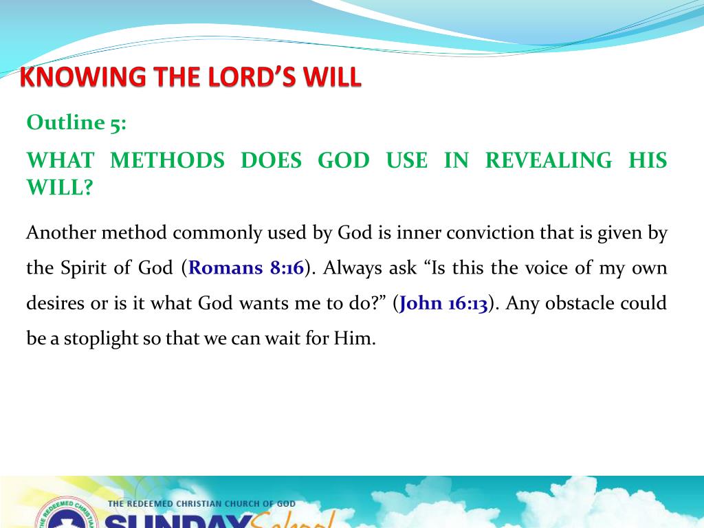 PPT - Discovering God's Will for Your Life PowerPoint Presentation ...
