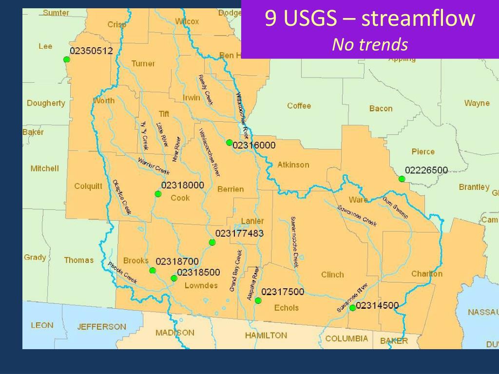 PPT - Historic Water Use and Groundwater Trends in the Suwannee River ...