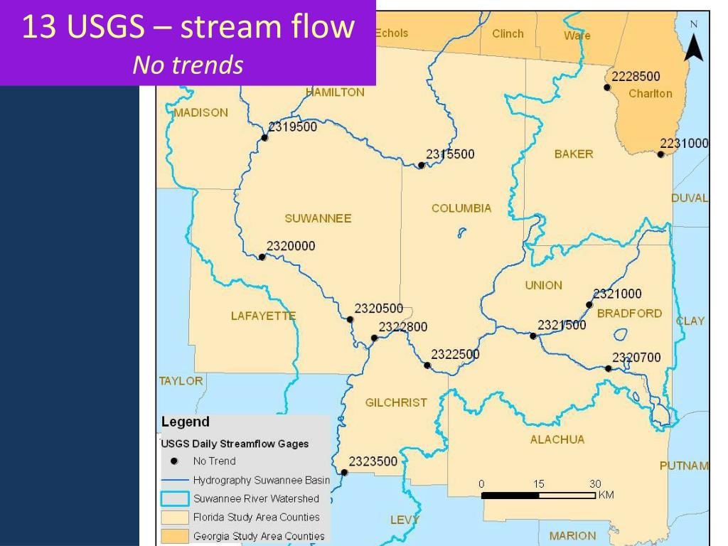 PPT - Historic Water Use and Groundwater Trends in the Suwannee River ...