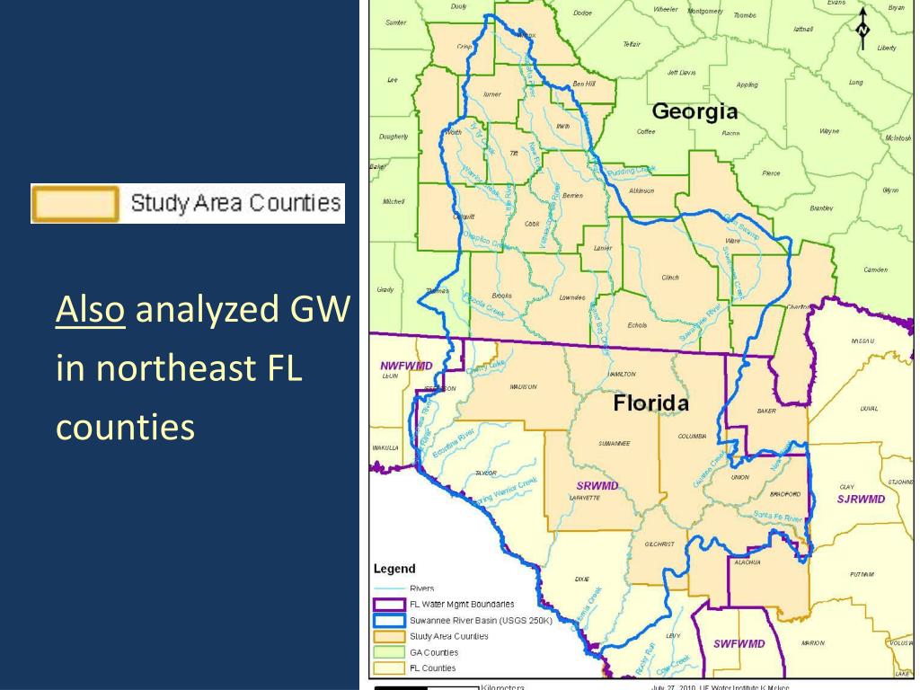 PPT - Historic Water Use and Groundwater Trends in the Suwannee River ...