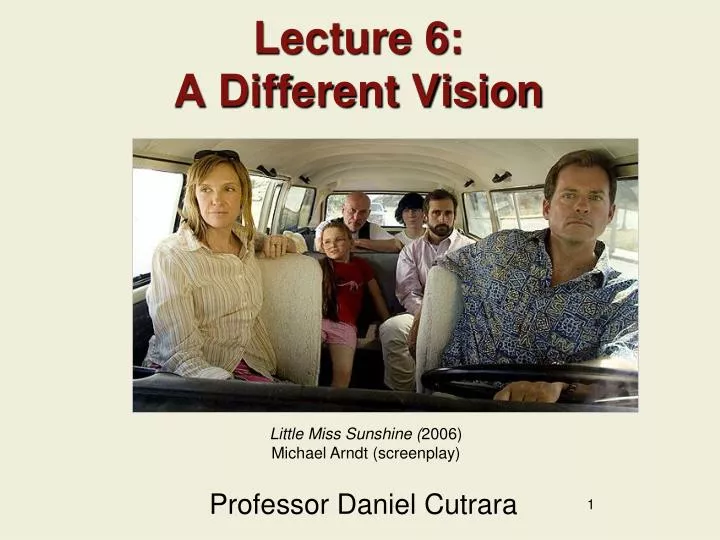 PPT - Lecture 6: A Different Vision PowerPoint Presentation, free ...