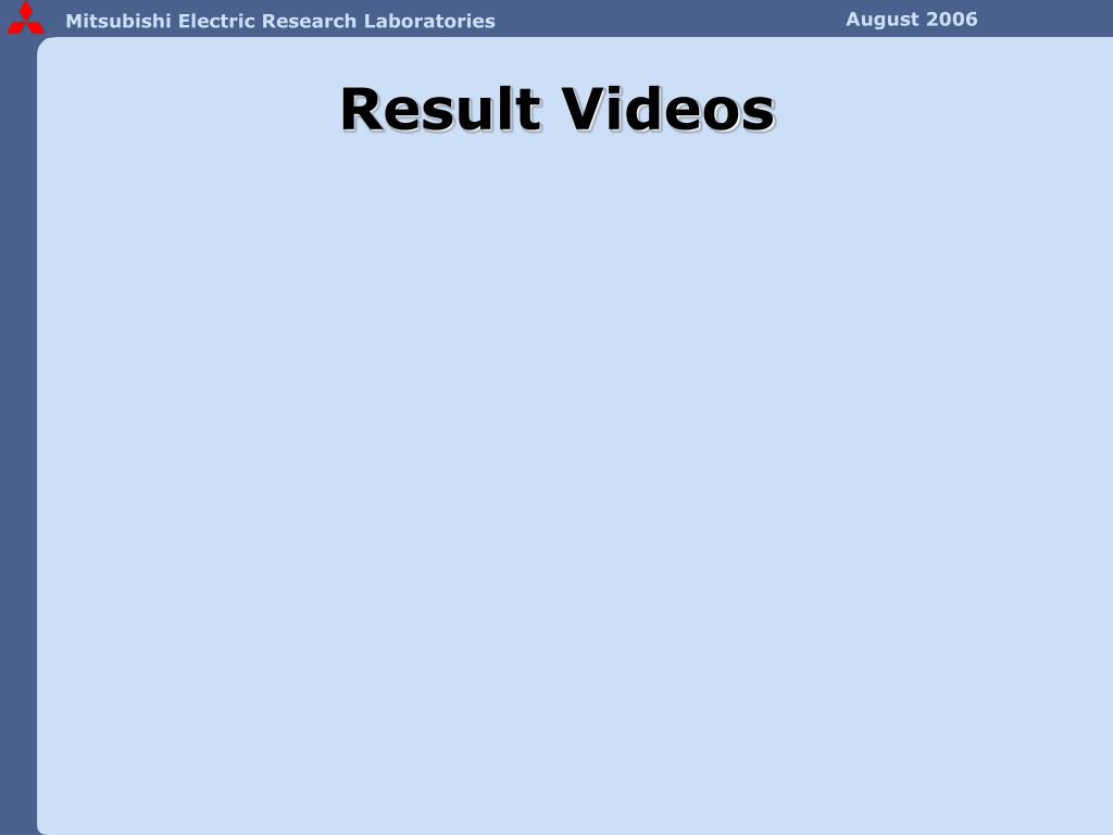PPT - Mitsubishi Electric Research Labs (MERL) Cambridge, MA PowerPoint ...