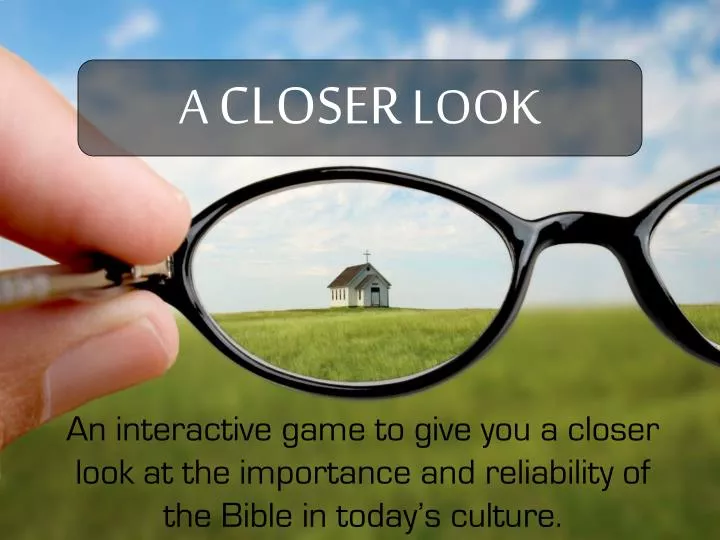 PPT - A CLOSER LOOK PowerPoint Presentation, free download - ID:2703225