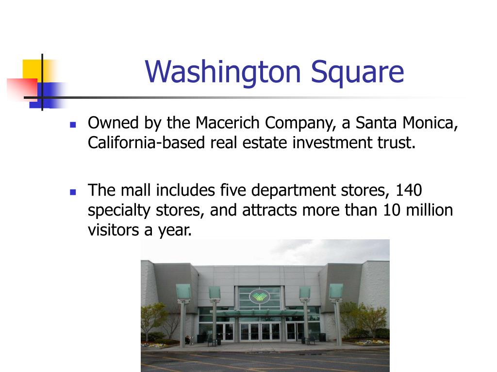 PPT - Washington Square Mall plans marketing campaign The Business ...