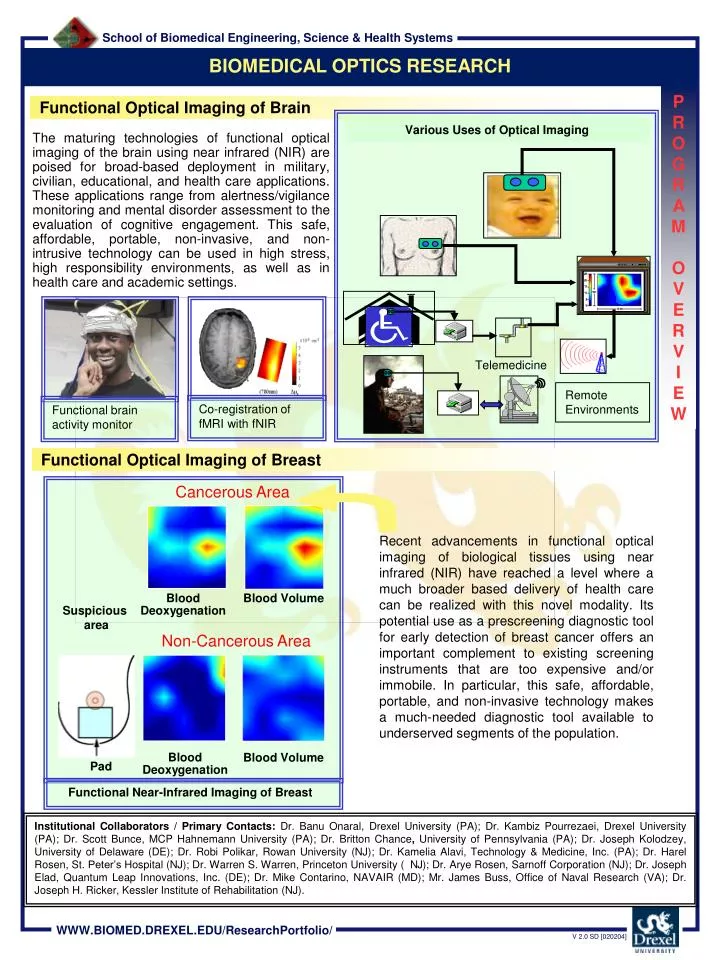 PPT - Functional Optical Imaging of Brain PowerPoint Presentation, free ...