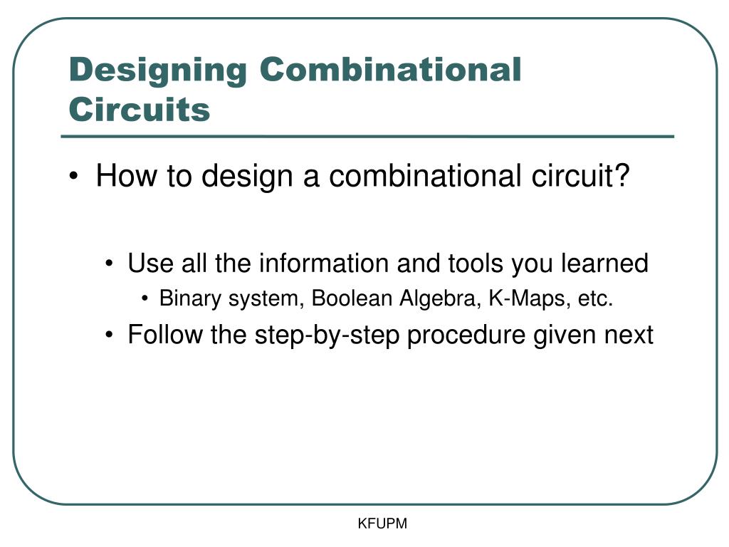 Ppt Coe 202 Digital Logic Design Combinational Circuits Part 1 Powerpoint Presentation Id