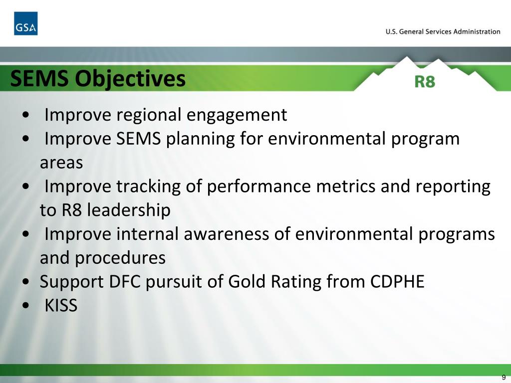 PPT - Sustainability & Environmental Management System (SEMS) Contract ...