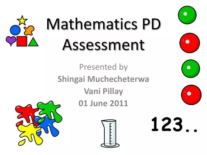PPT - Mathematics PD Assessment PowerPoint Presentation, free download ...