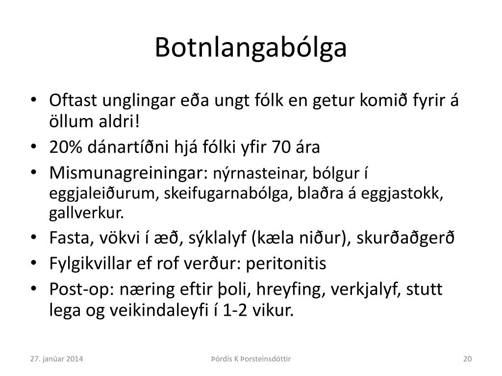 PPT - Hjúkrun sjúklinga með sjúkdóma í meltingarfærum PowerPoint ...