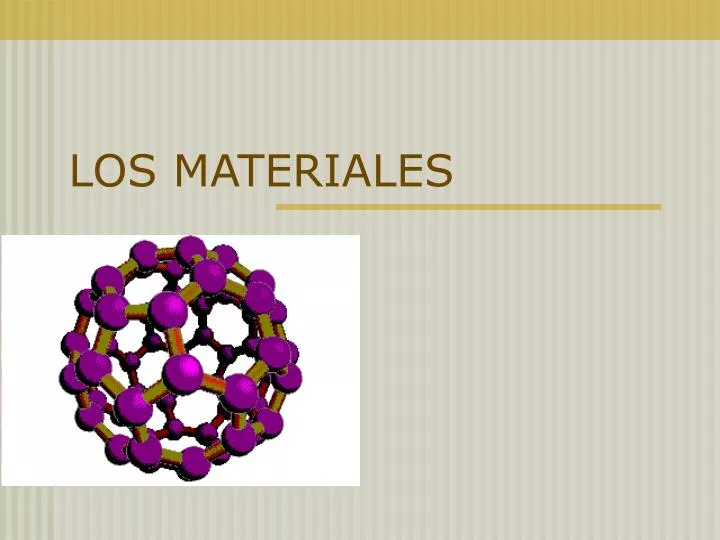 PPT - LOS MATERIALES PowerPoint Presentation, free download - ID:2704648