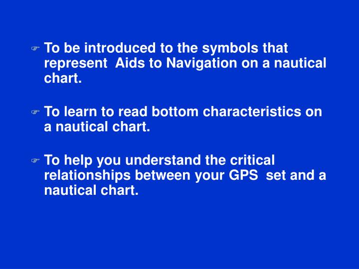 PPT - Session 1 Nautical Charts PowerPoint Presentation - ID:2704867