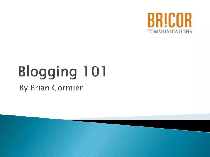 PPT - Blogging 101 PowerPoint Presentation, free download - ID:2705300