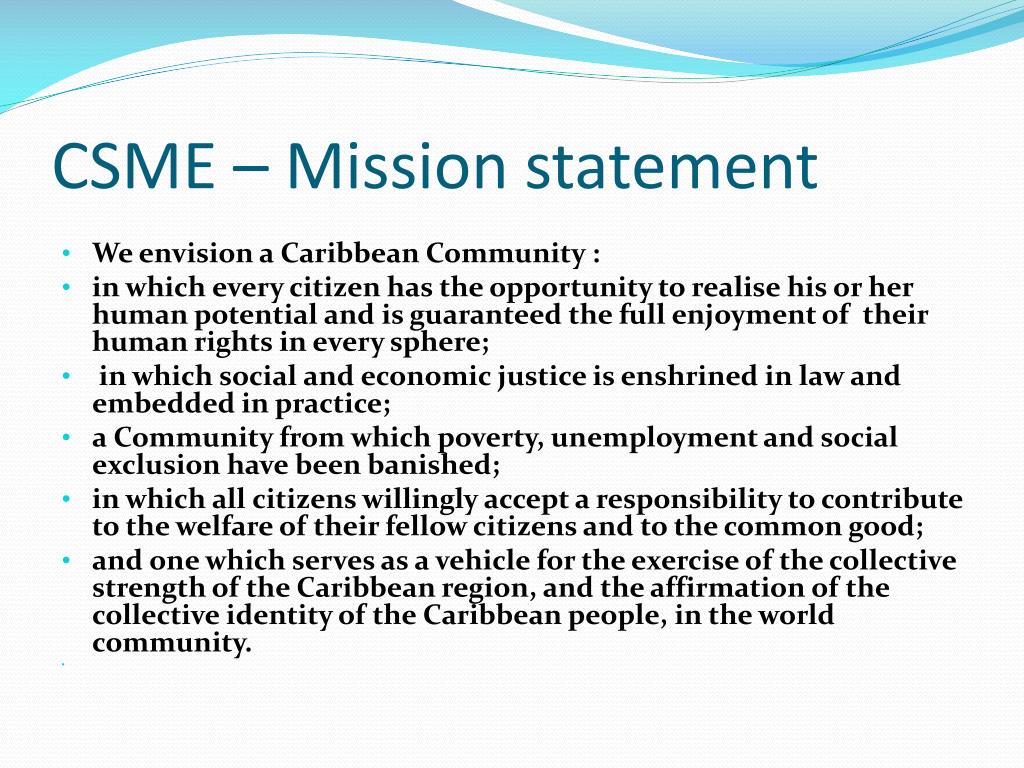 PPT - CSME – The Platform for Growth and Expansion of the Regional ...