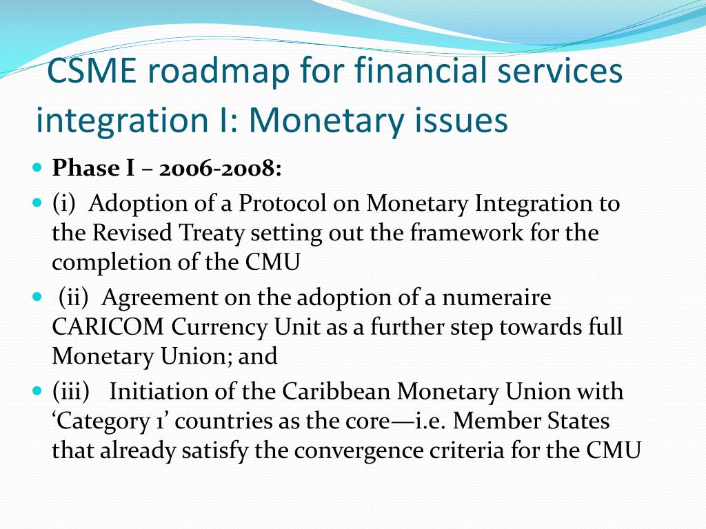 PPT - CSME – The Platform for Growth and Expansion of the Regional ...