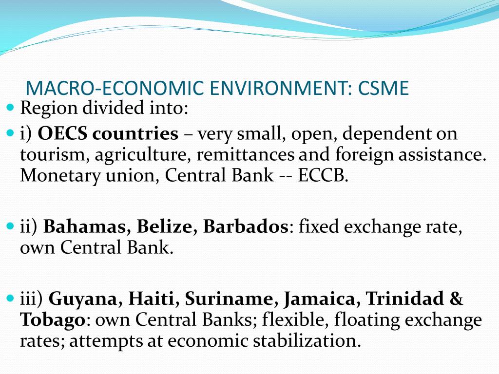 PPT - CSME – The Platform for Growth and Expansion of the Regional ...
