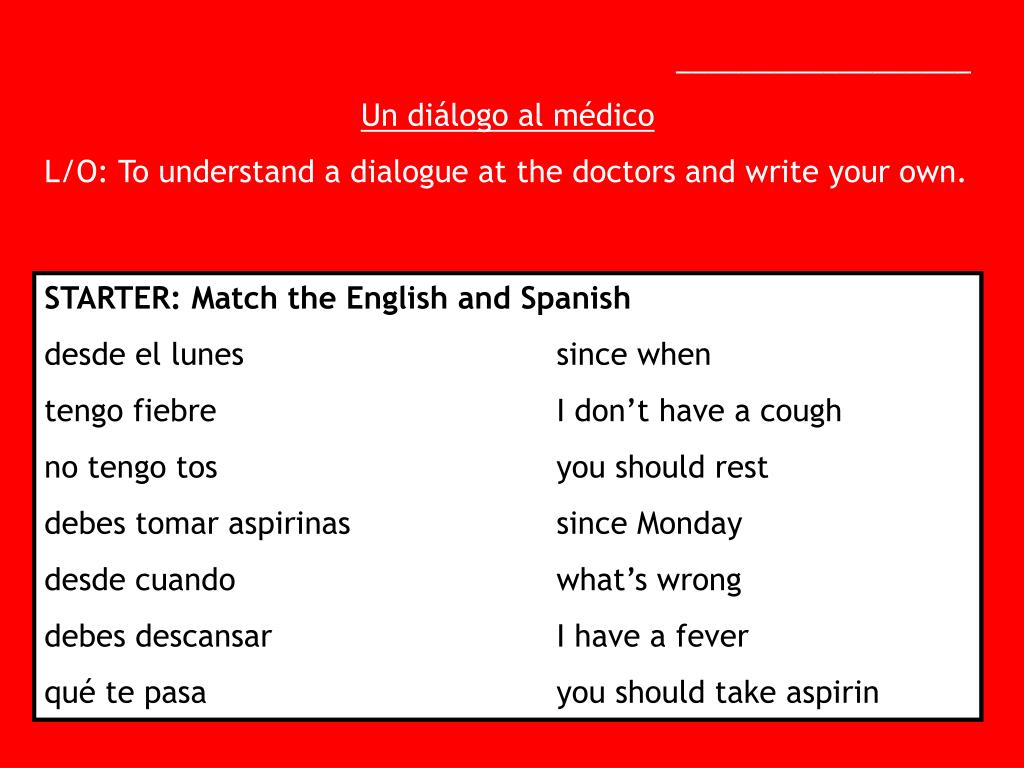 PPT - Understanding a Doctor-Patient Dialogue: A Practice Exercise ...