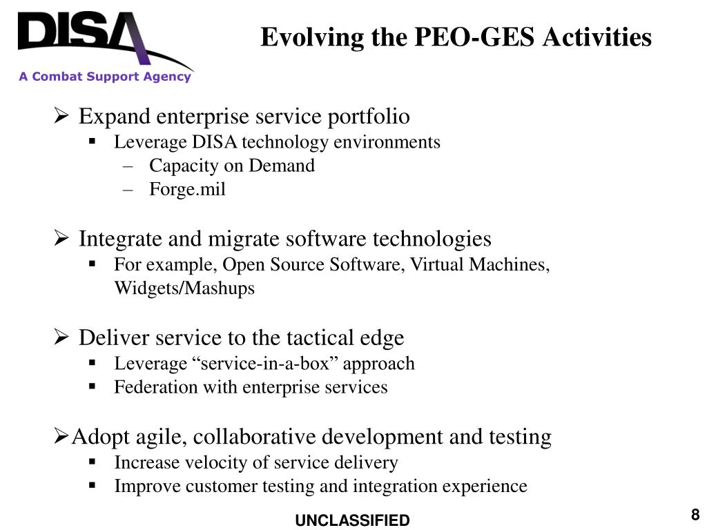 PPT - Program Executive Office GIG Enterprise Services (PEO-GES) 101 ...