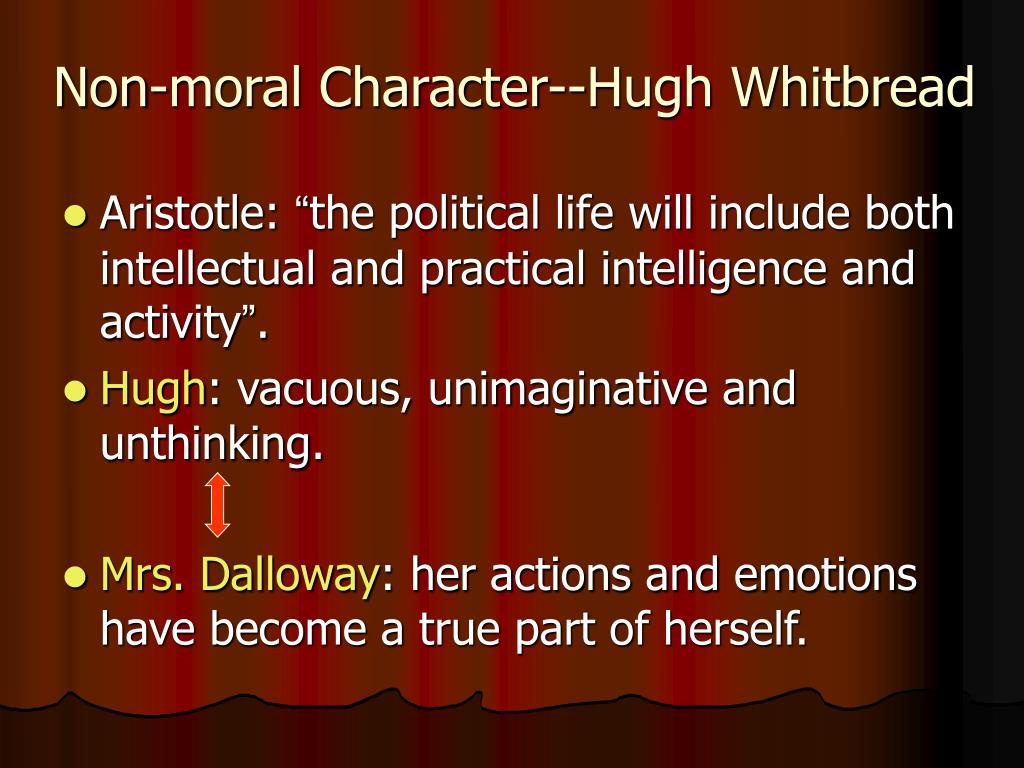 PPT - Aristotelian Vision of Moral Character in Virginia Woolf ’ s Mrs ...