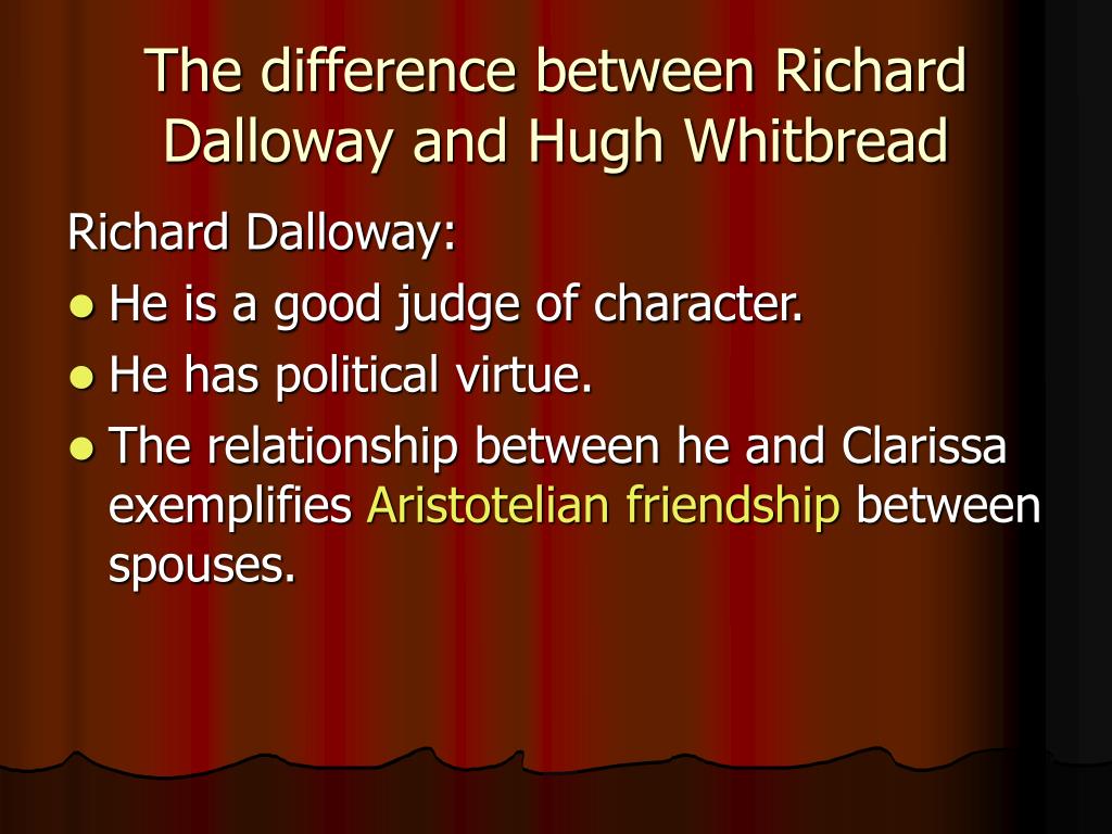 PPT - Aristotelian Vision of Moral Character in Virginia Woolf ’ s Mrs ...