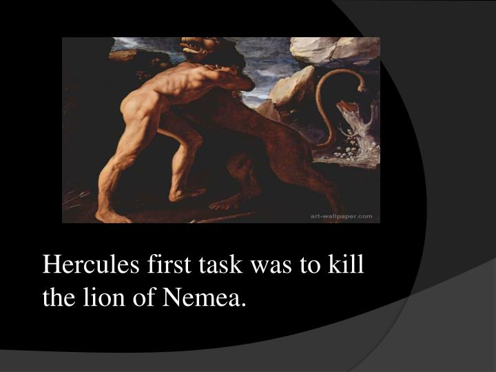 PPT - The 12 tasks of Hercules PowerPoint Presentation - ID:2707554