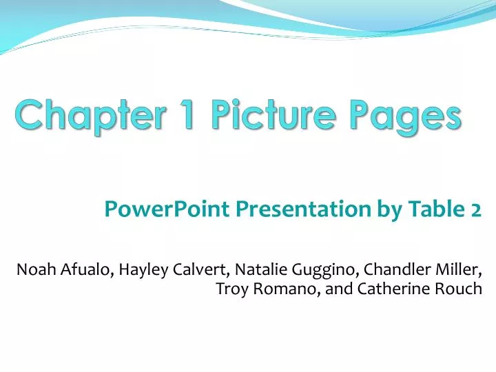 PPT - Chapter 1 Picture Pages PowerPoint Presentation, free download ...