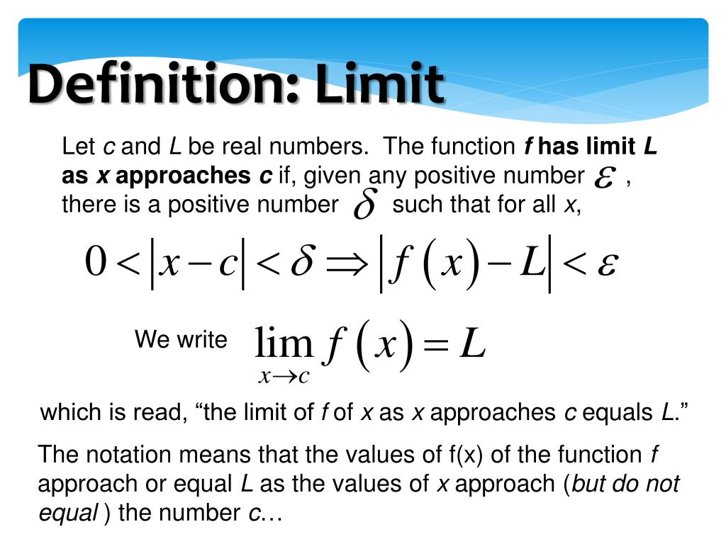 PPT - Definition of Limit, Properties of Limits PowerPoint Presentation ... PPT - Definition of Limit, Properties of Limits PowerPoint Presentation ...