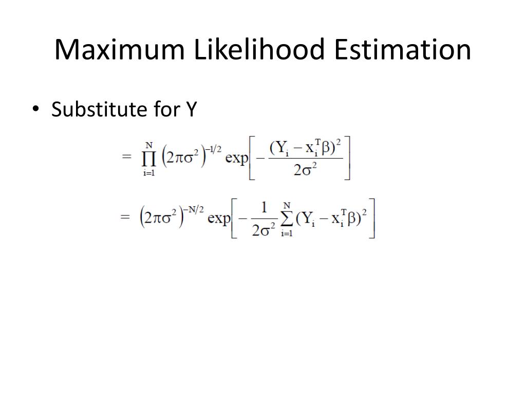 PPT - Applied Econometrics Maximum Likelihood Estimation and Discrete ... PPT - Applied Econometrics Maximum Likelihood Estimation and Discrete ...